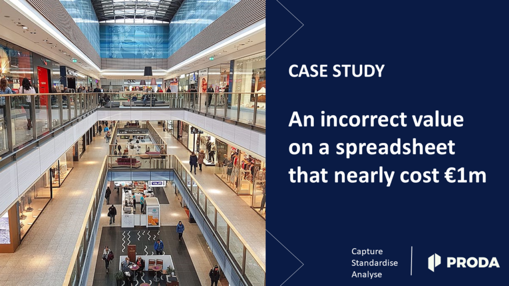 An incorrect value on a spreadsheet that nearly cost €1 million - PRODA